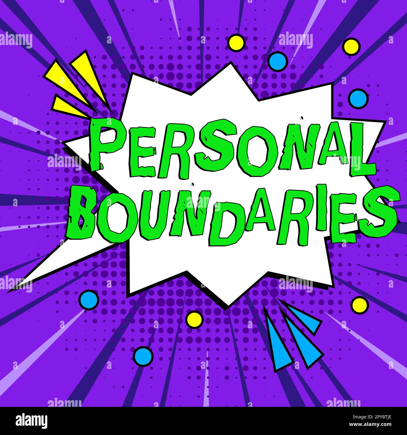 Conceptual display Personal Boundaries. Conceptual photo something that ...