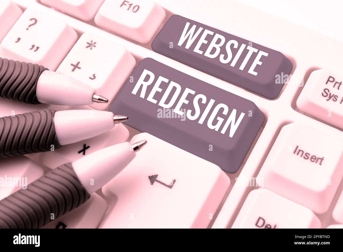 Inspiration showing sign Website Redesign. Business concept modernize ...