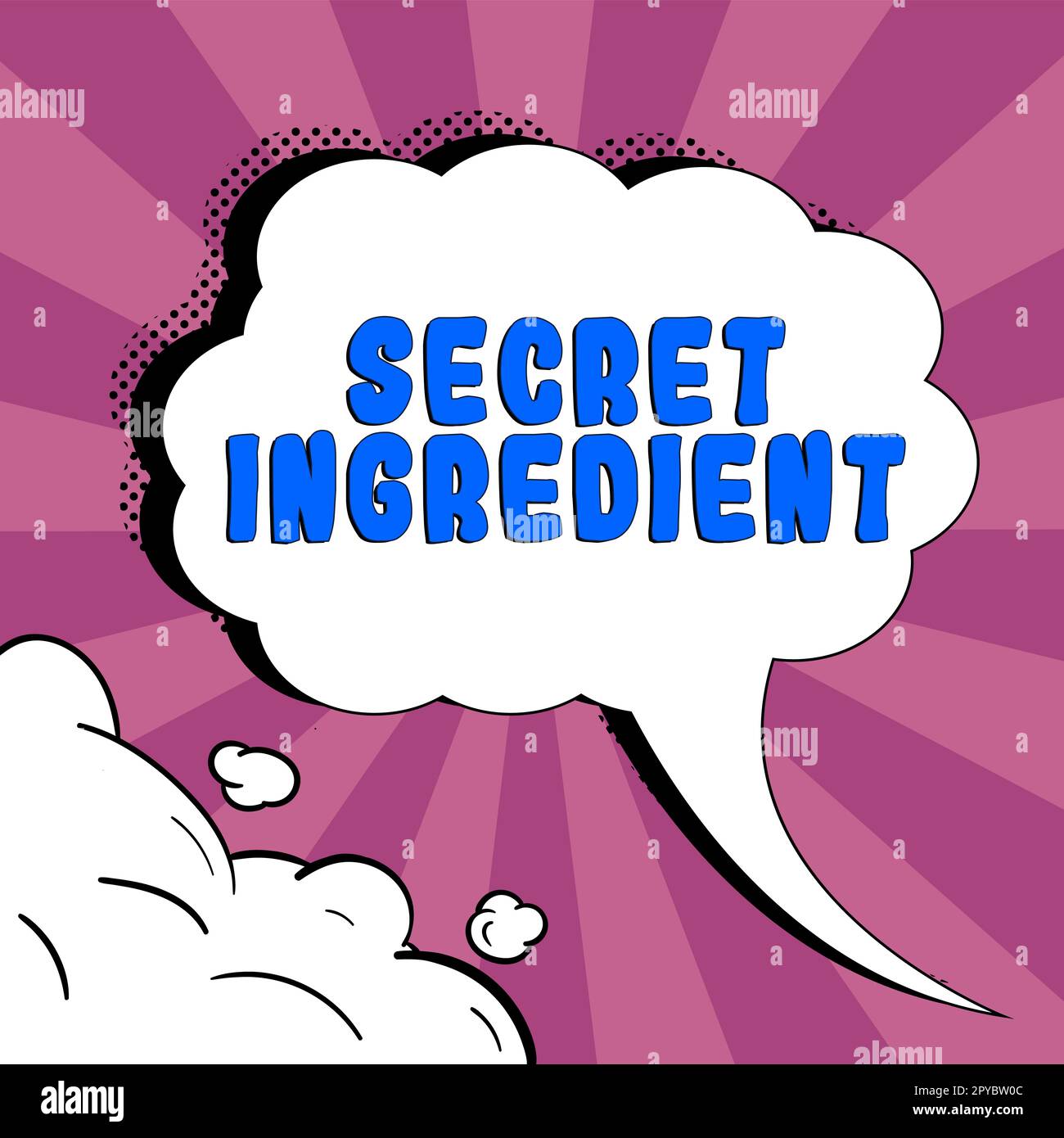 Hand writing sign Secret Ingredient. Business concept special technique ...