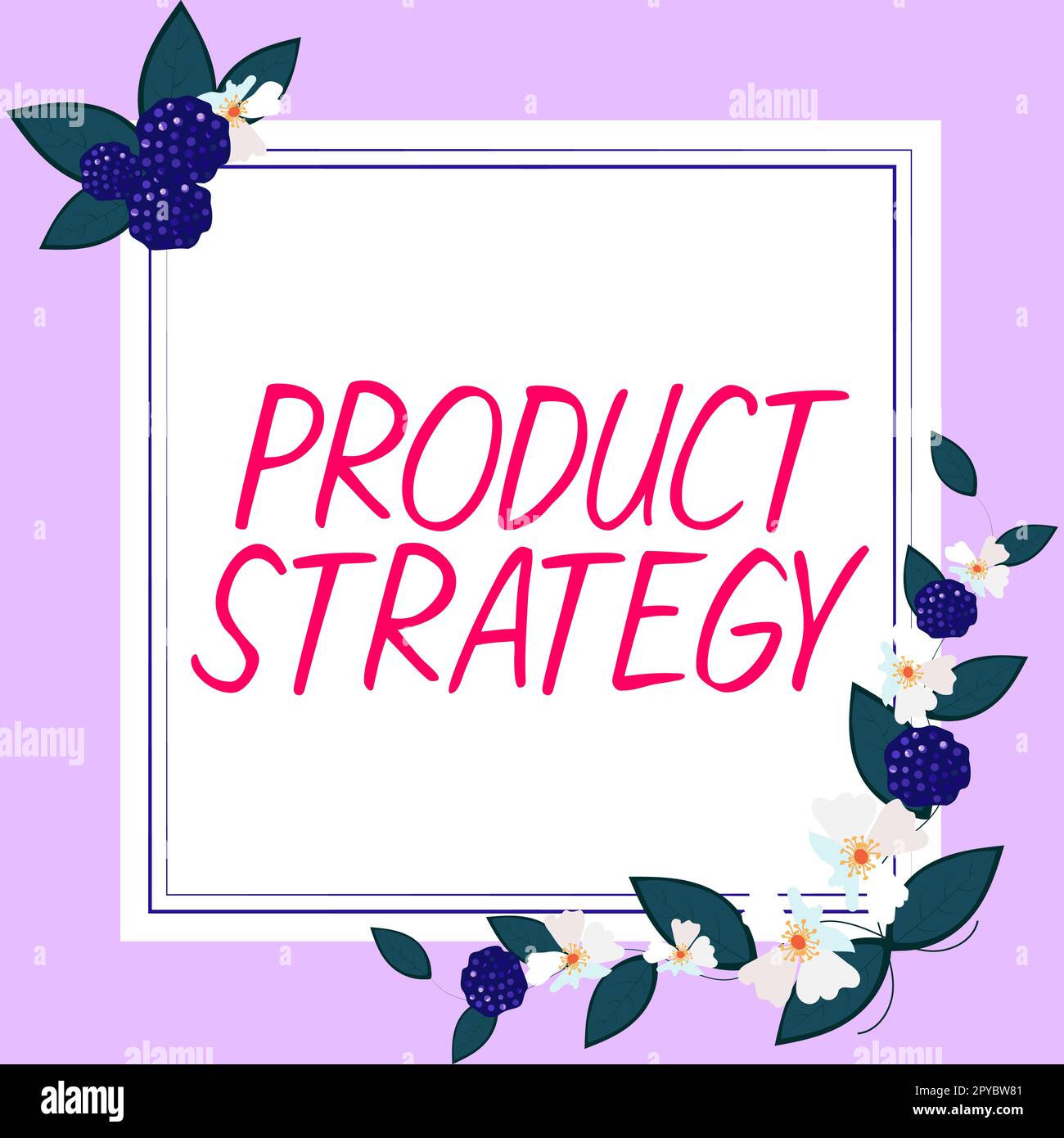 Sign displaying Product Strategy. Business concept long term plan ...