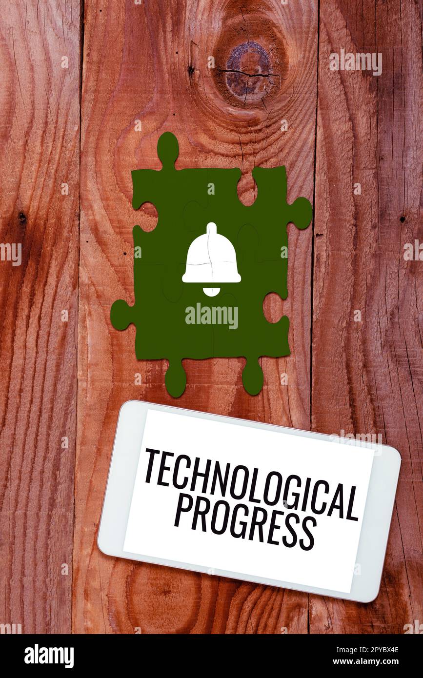 Conceptual display Technological Progress. Business concept overall ...