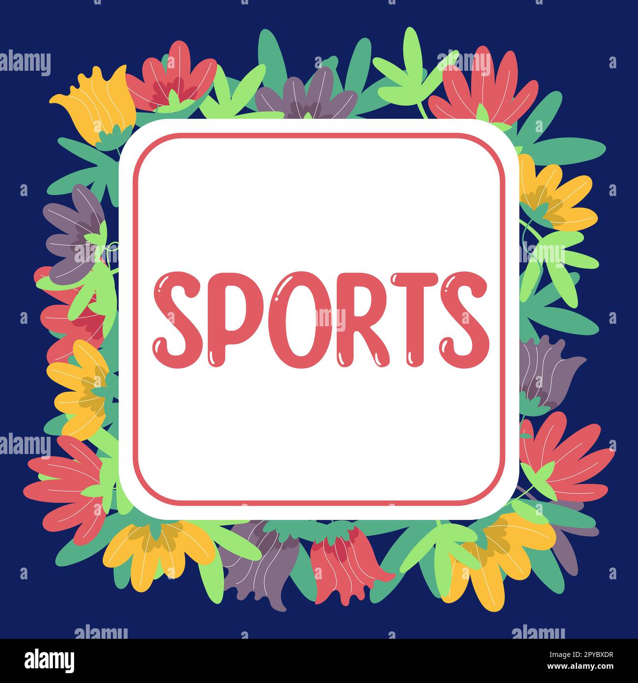 Text showing inspiration Sports. Concept meaning activity physical ...