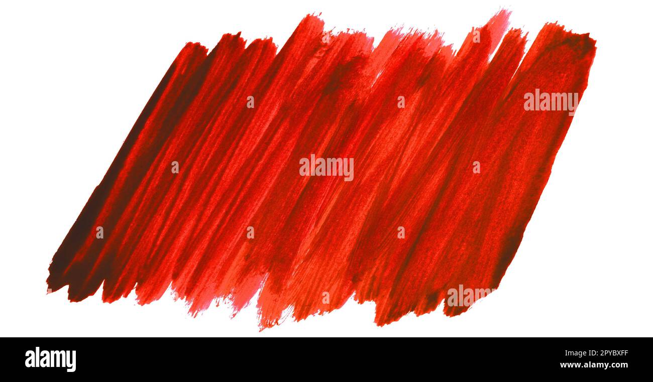 Very dirty hand painted red color Stock Photo - Alamy