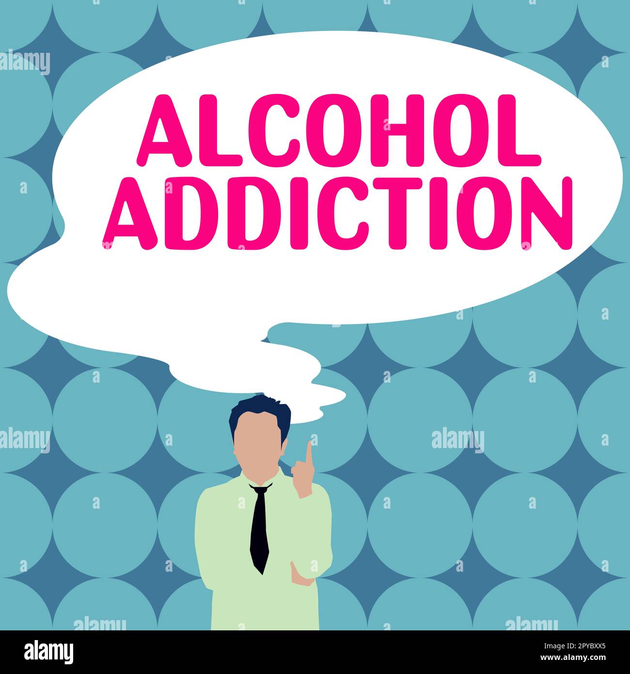 Conceptual caption Alcohol Addiction. Business overview characterized ...
