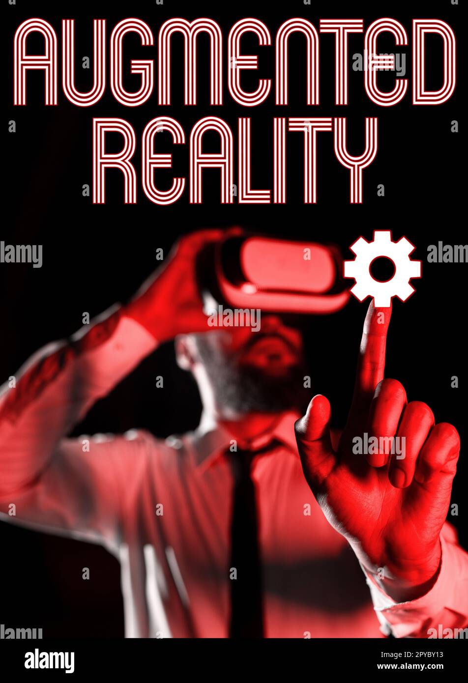 Handwriting text Augmented Reality, Business concept technology that ... Handwriting text Augmented Reality, Business concept technology that ...