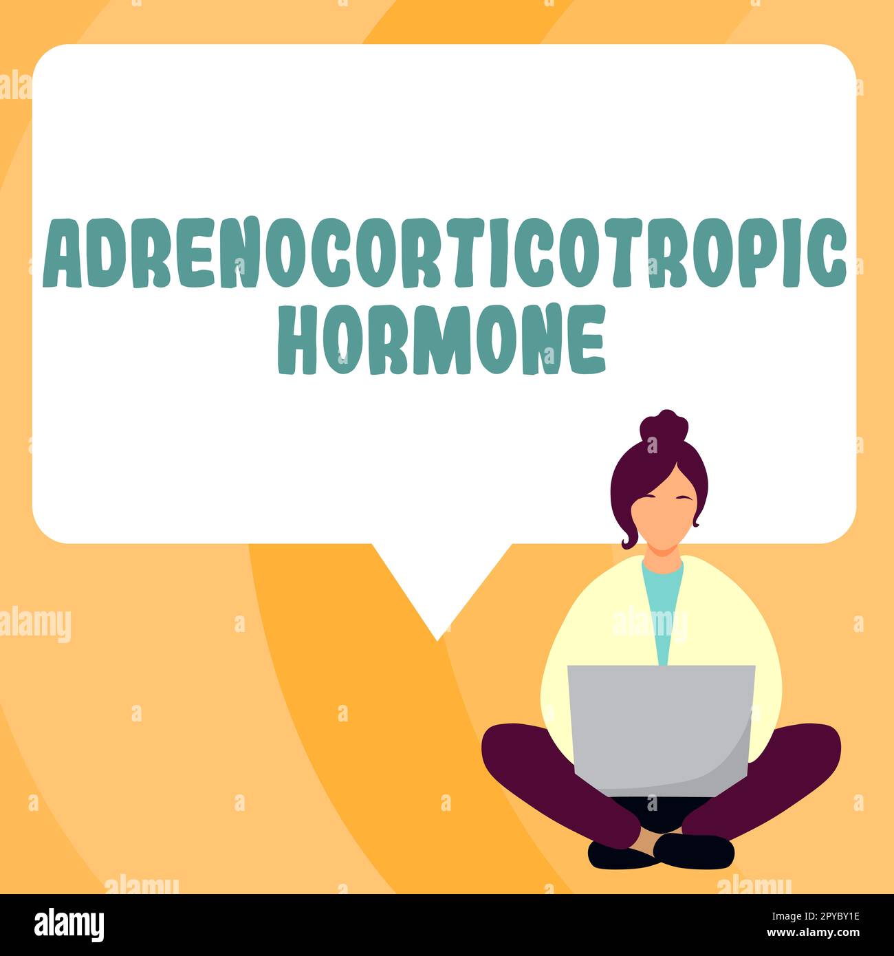 Text showing inspiration Adrenocorticotropic Hormone. Word for hormone ...