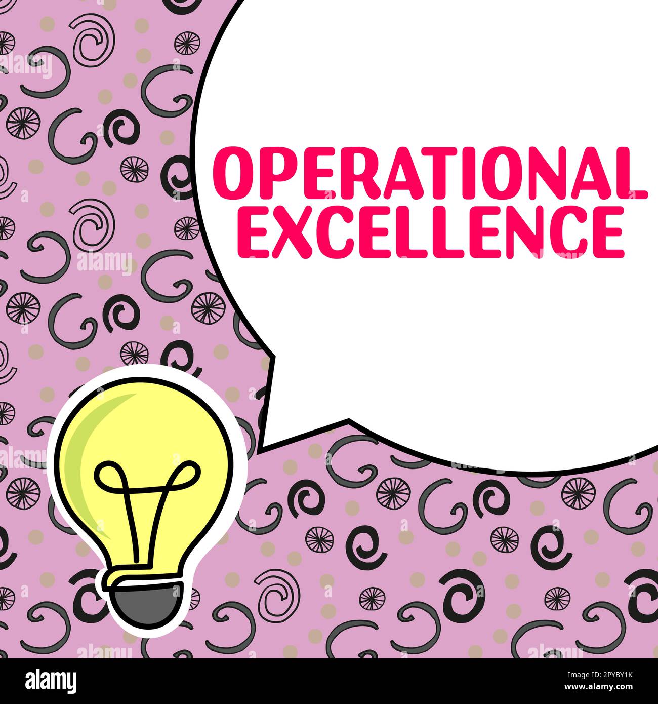 Hand writing sign Operational Excellence. Word for software that ...