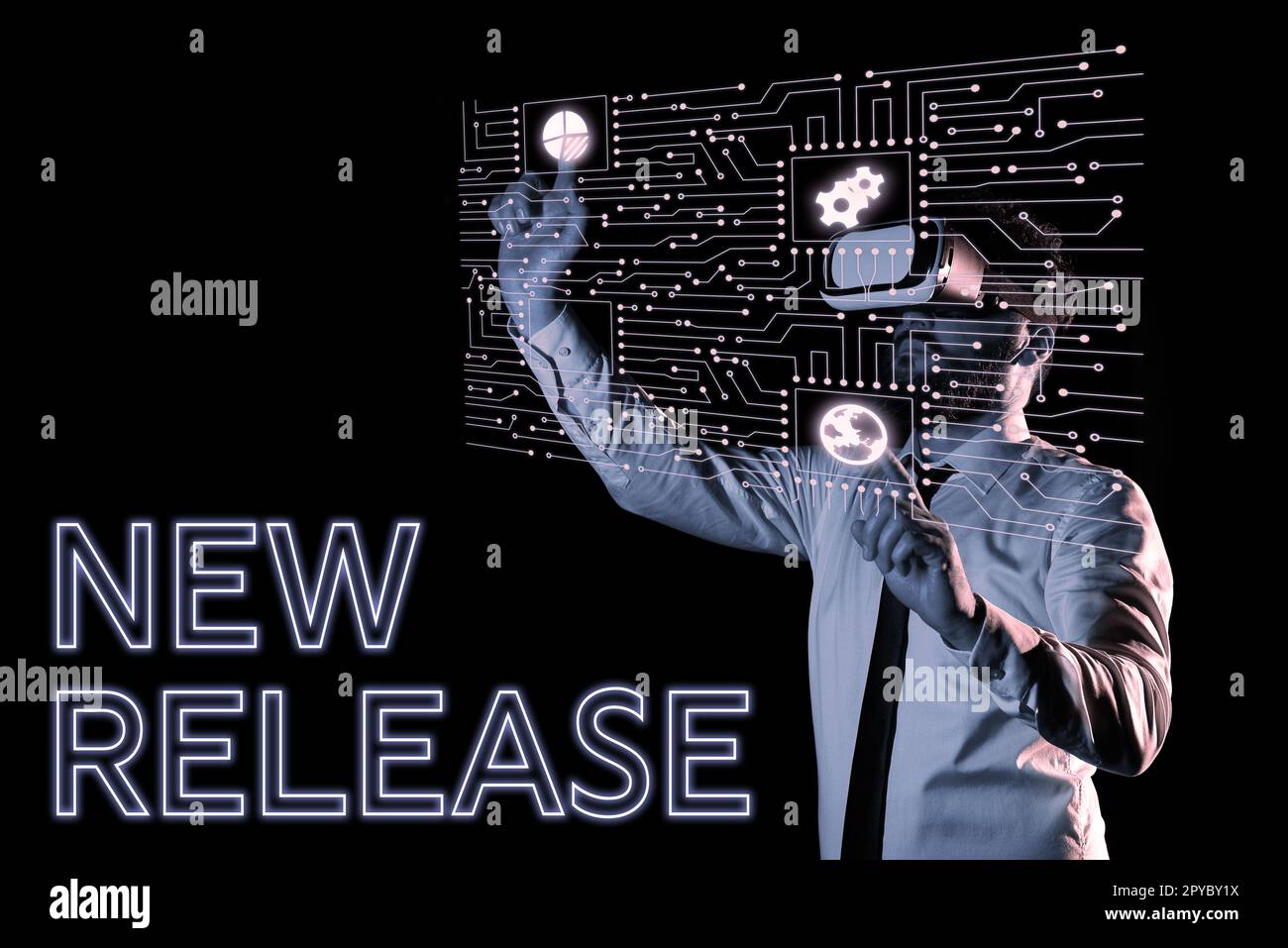 Inspiration showing sign New Release. Conceptual photo announcing ...