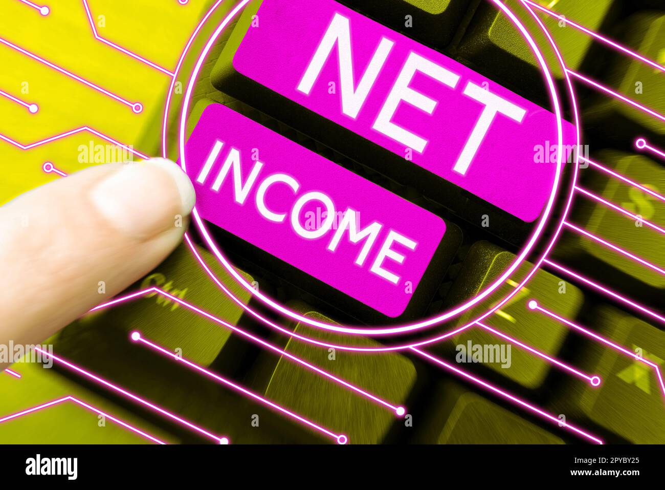 Conceptual display Net Income. Word for the gross income remaining ...