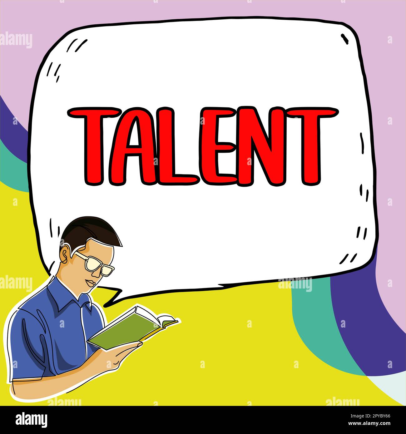 Conceptual caption Talent. Business idea natural aptitude or skill at ...
