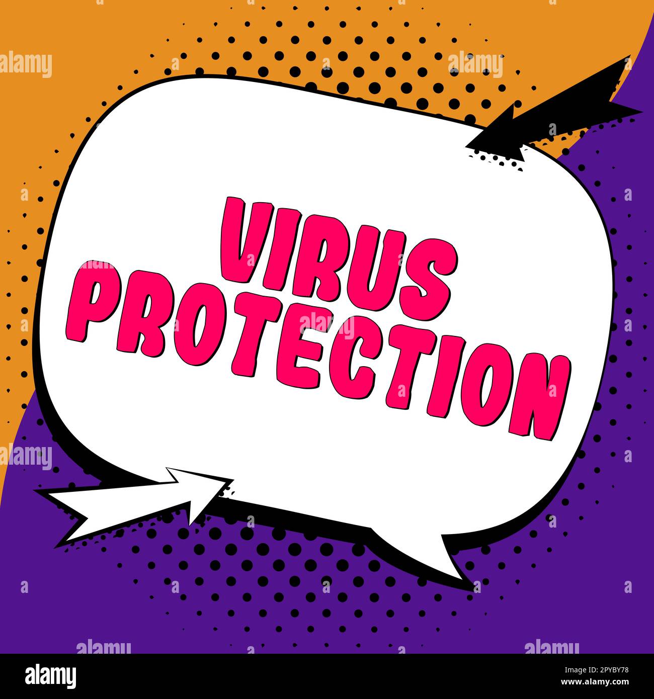 Text sign showing Virus Protection. Word for program designed to ...