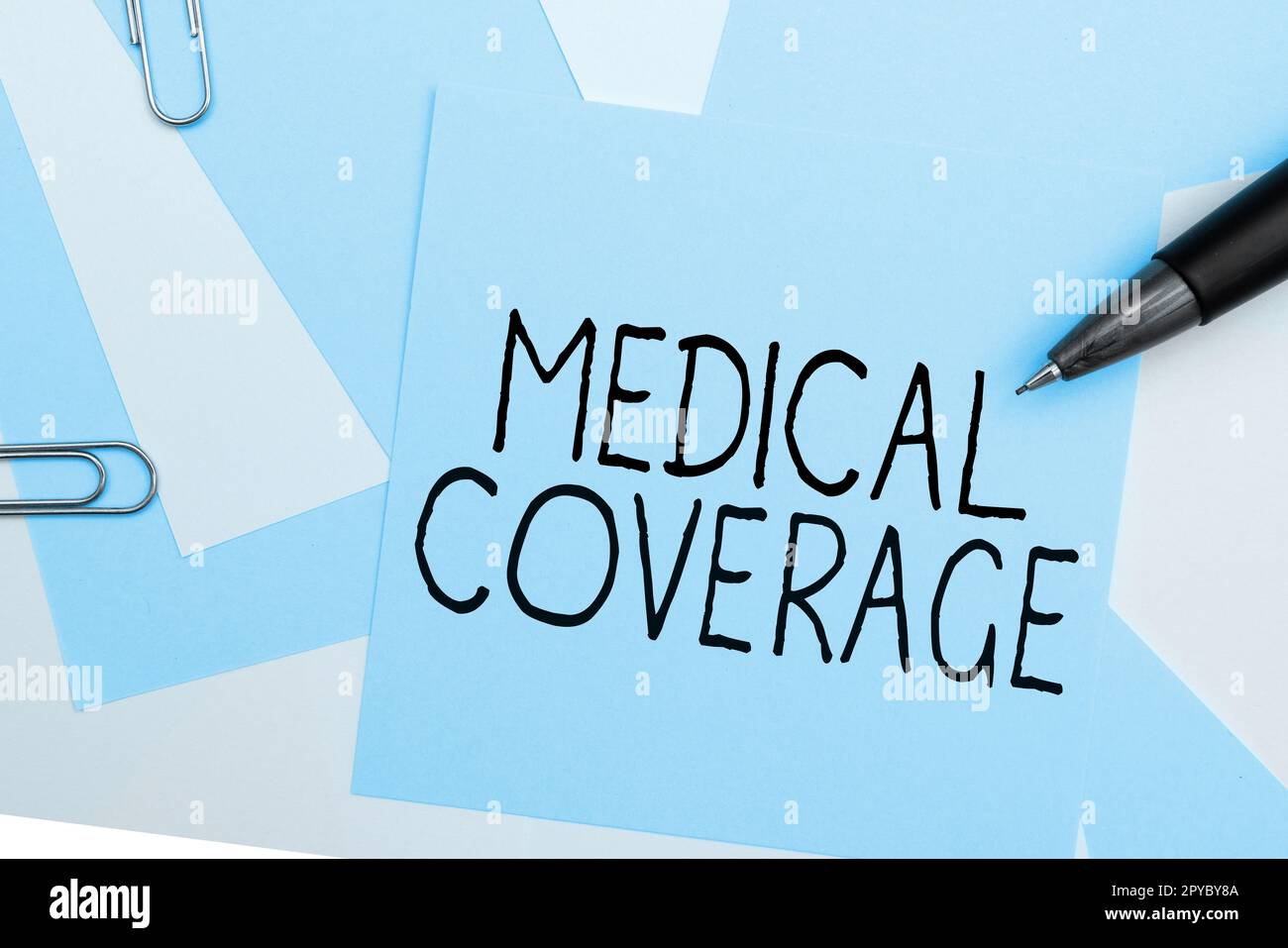 Text caption presenting Medical Coverage. Concept meaning inclusion ...