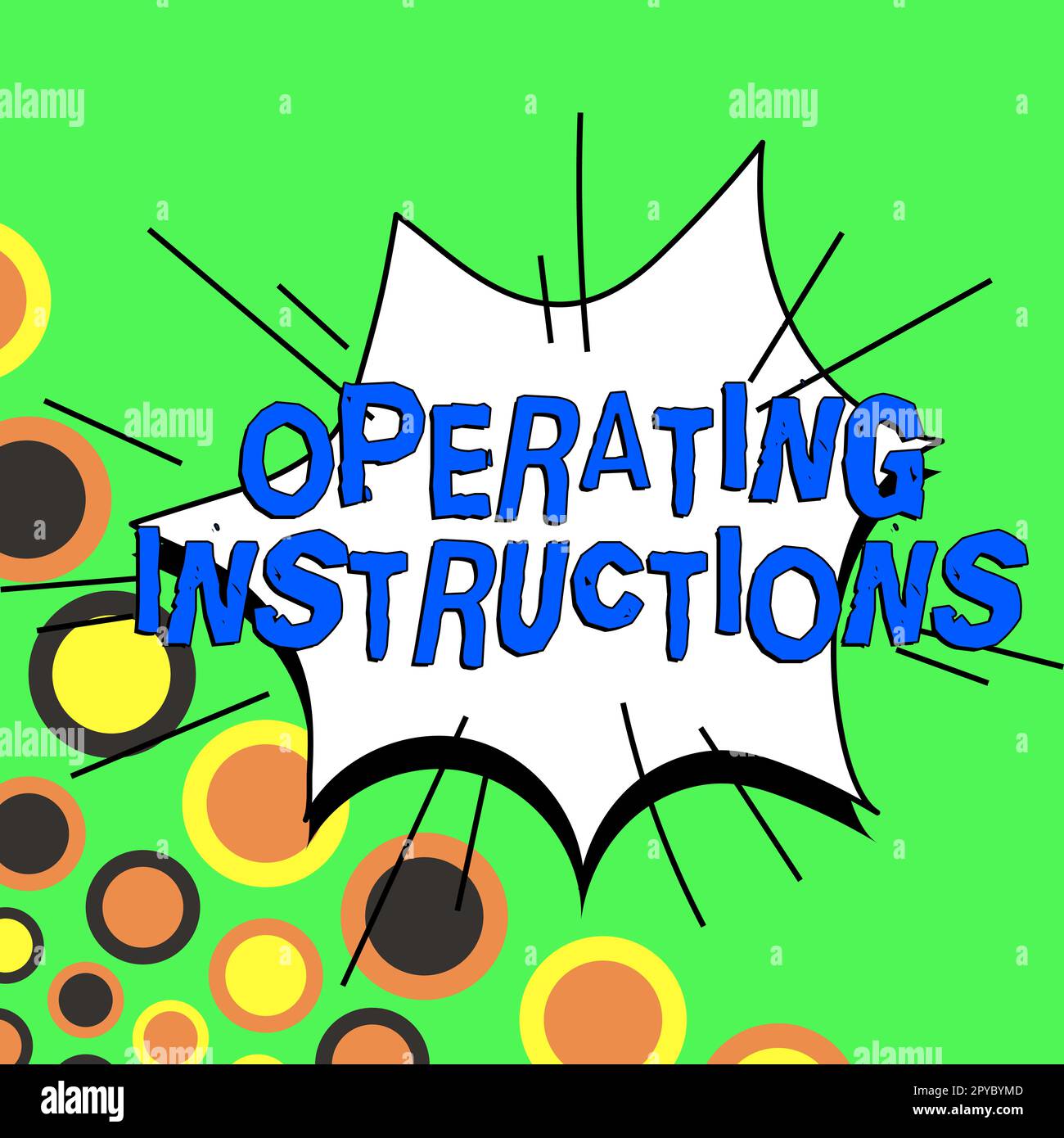 Hand writing sign Operating Instructions. Business approach Going to be ...