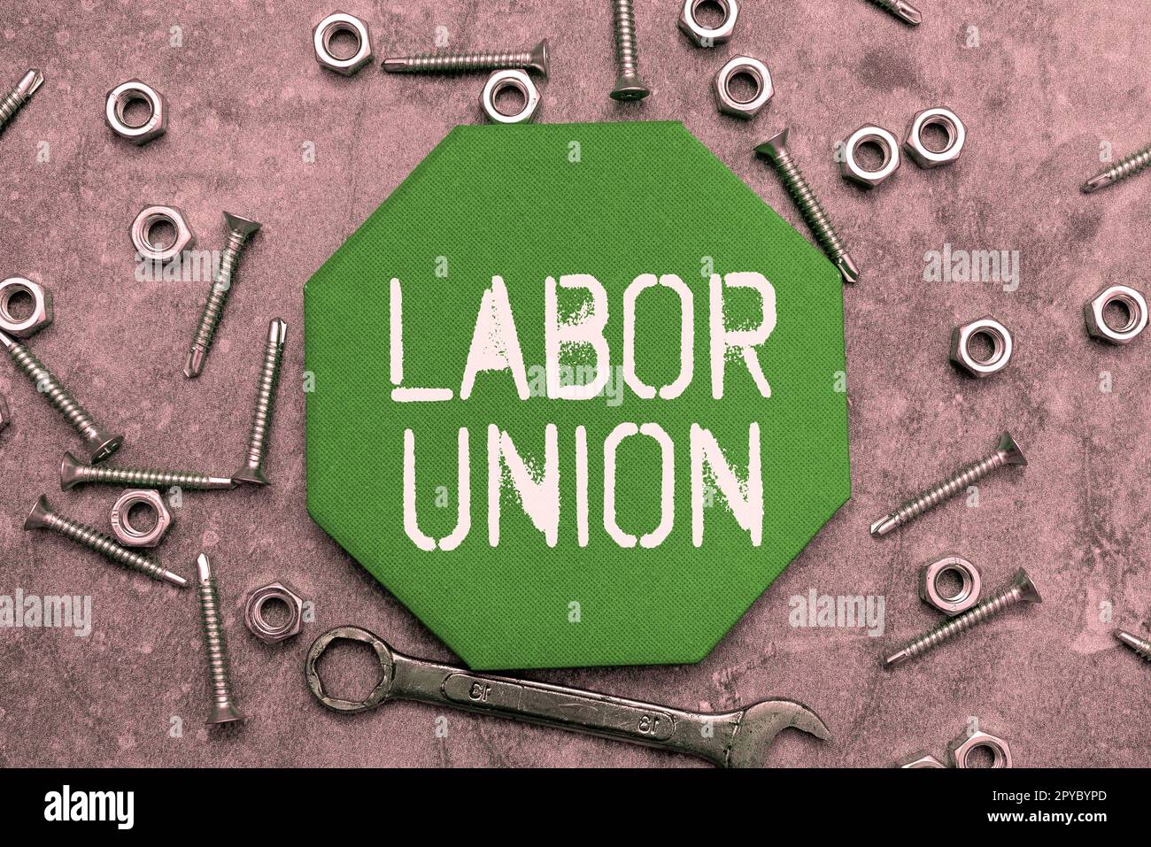 Text showing inspiration Labor Union. Word Written on rules relating to ...