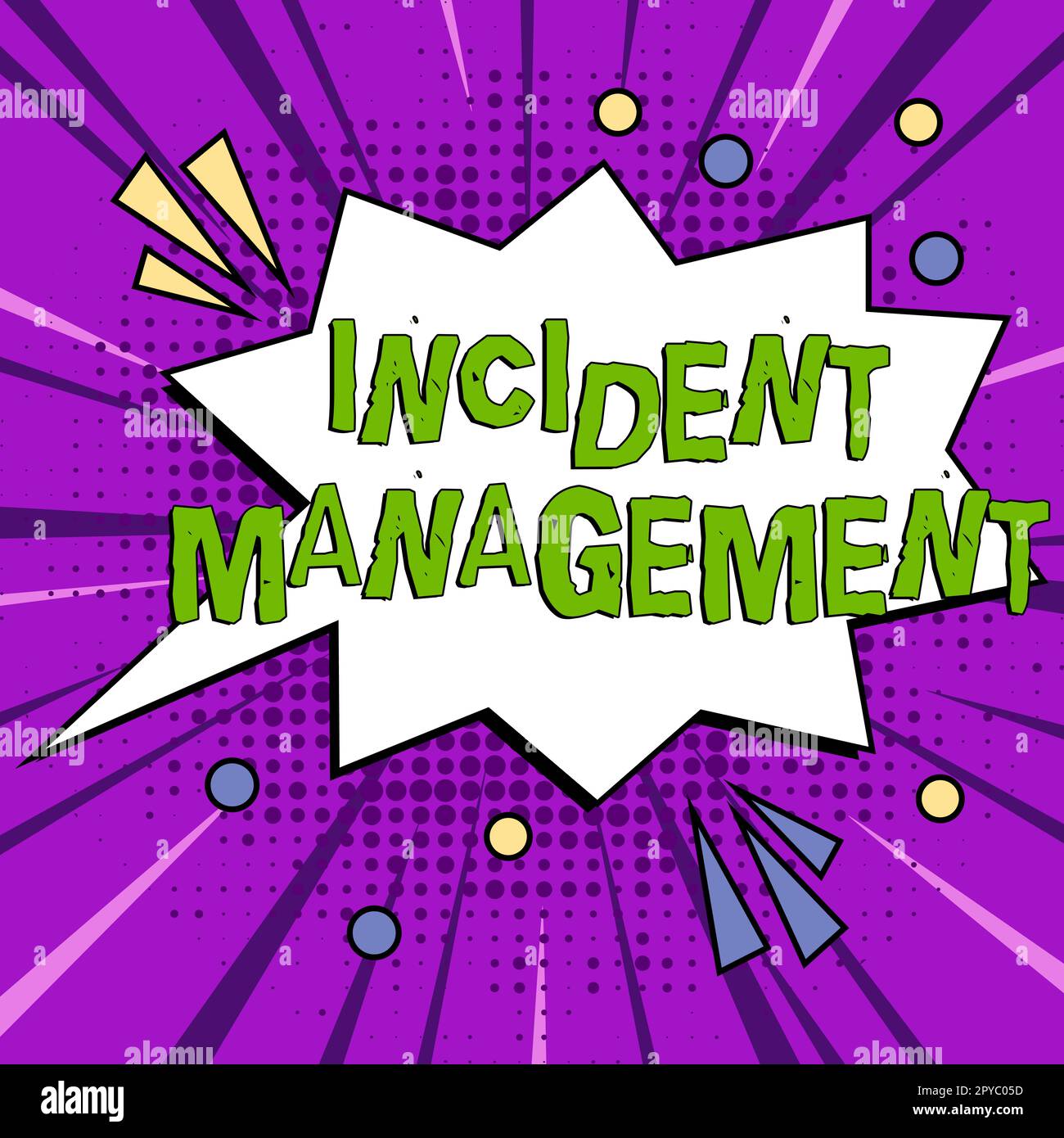 Inspiration showing sign Incident Management. Word for Process to ...
