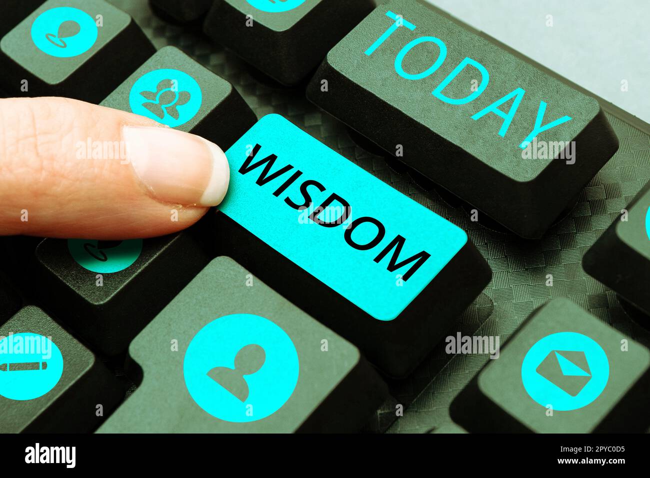 Inspiration showing sign Wisdom. Word Written on quality having ...