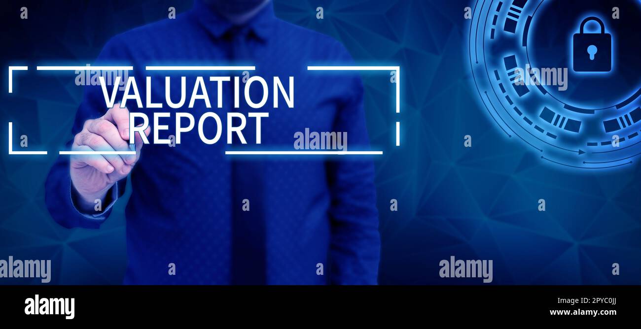 Inspiration Showing Sign Valuation Report Business Showcase Process Of Determining The Current