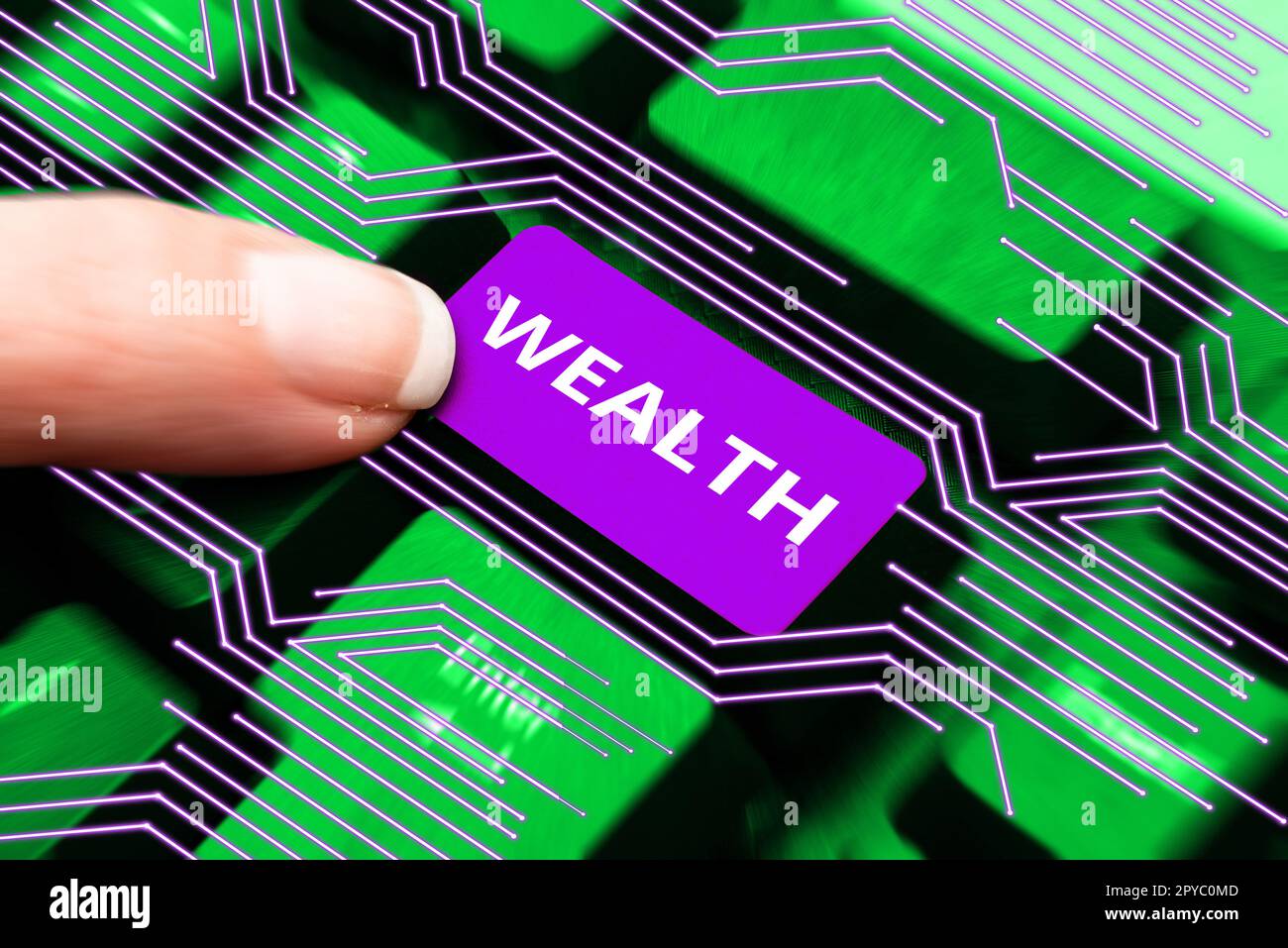 Conceptual caption Wealth. Business concept Abundance of valuable ...