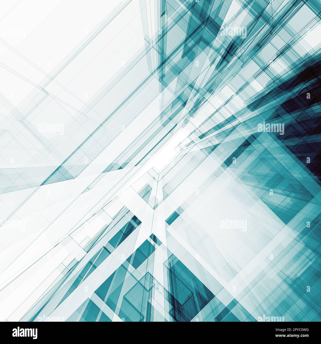 Abstract architecture. Concept view background 3D rendering Stock Photo ...