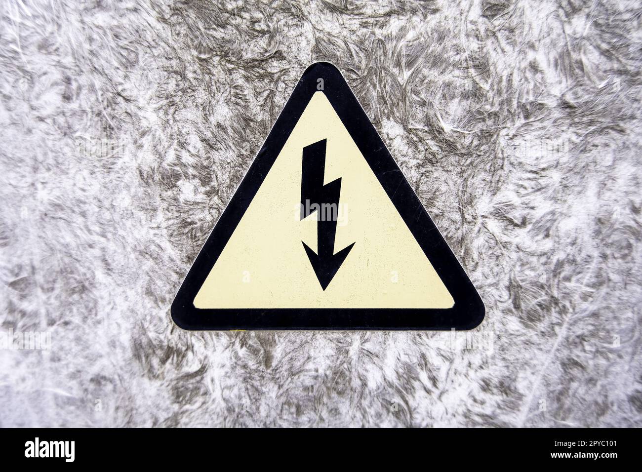 Electrical danger signal Stock Photo - Alamy