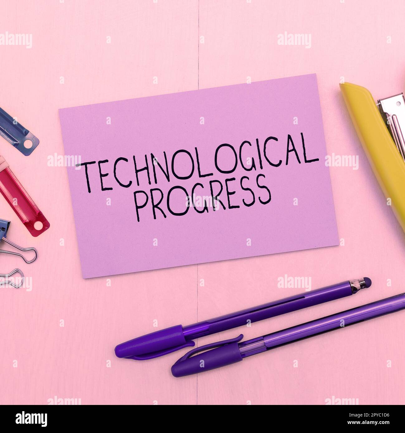 Conceptual display Technological Progress. Business approach overall ...