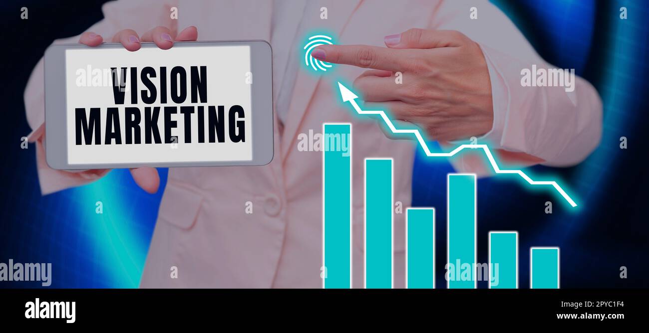 Writing displaying text Vision Marketing. Business idea outlining how ...