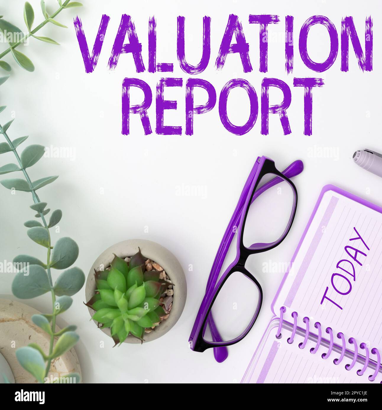 Text caption presenting Valuation Report. Word for process of ... Text caption presenting Valuation Report. Word for process of ...