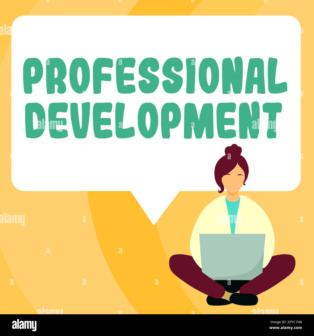 Conceptual caption Professional Development. Business idea Learning to ...