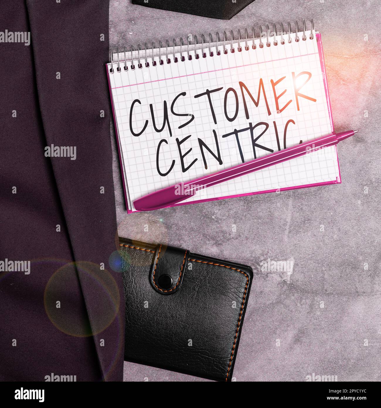 Writing displaying text Customer Centric, Business showcase process of ... Writing displaying text Customer Centric, Business showcase process of ...