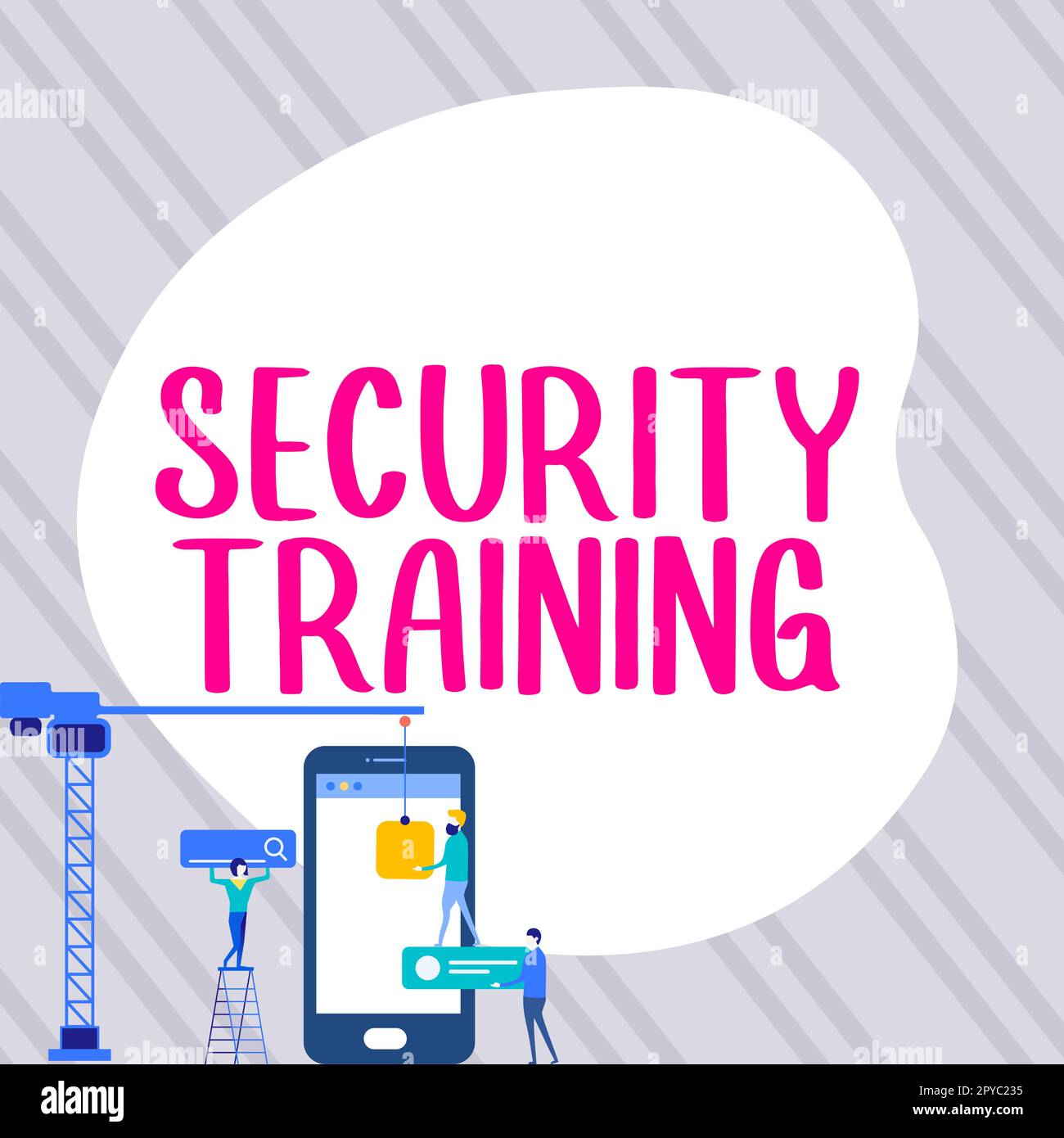Sign displaying Security Training. Business overview providing security ...