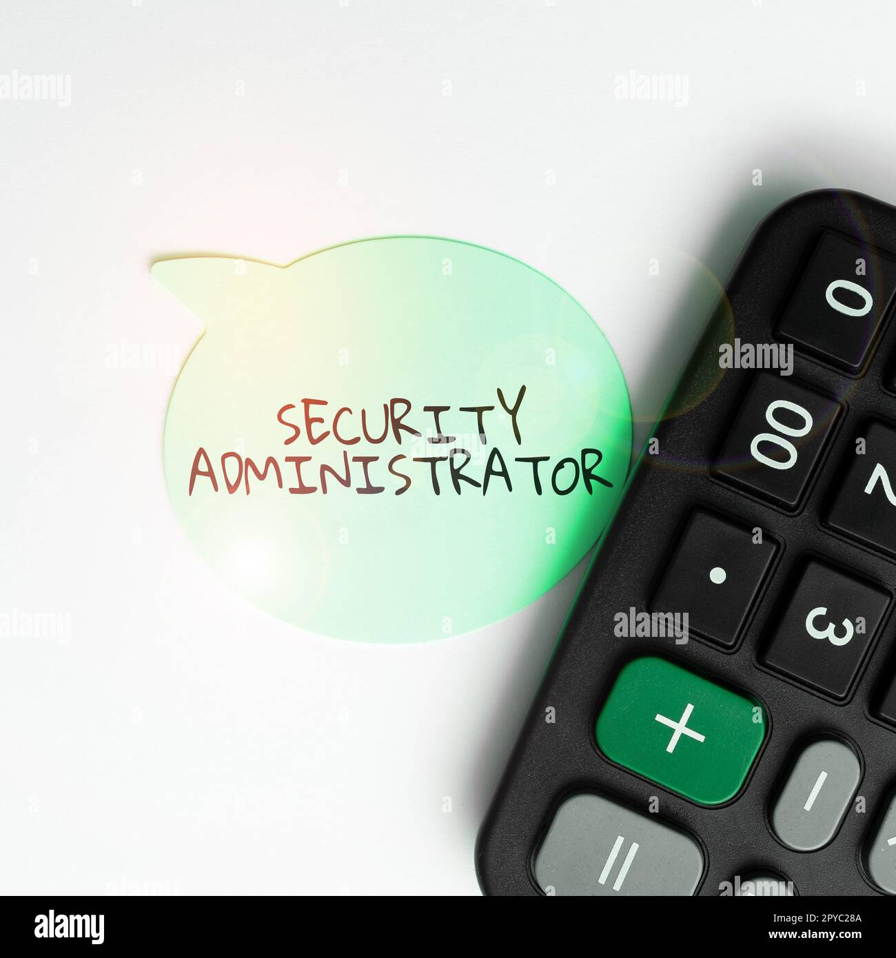 Conceptual Caption Security Administrator Word Written On The State Of