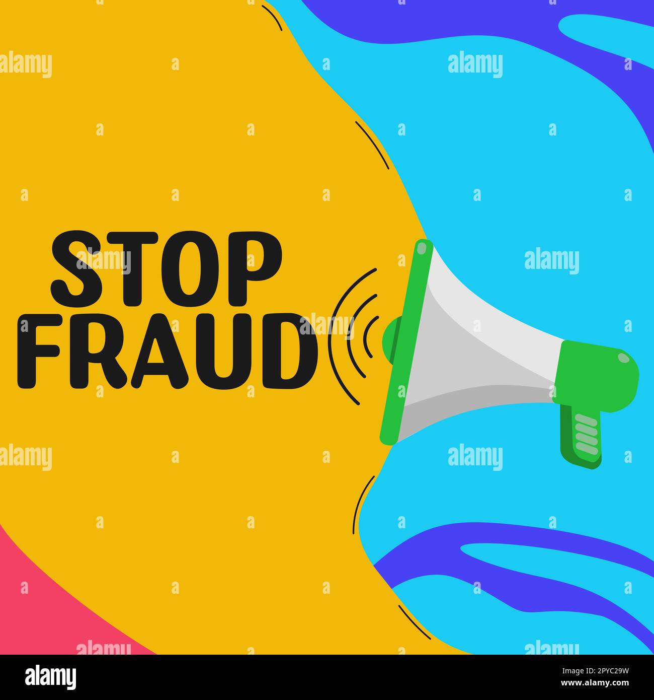 Conceptual caption Stop Fraud. Concept meaning campaign advices people ... Conceptual caption Stop Fraud. Concept meaning campaign advices people ...