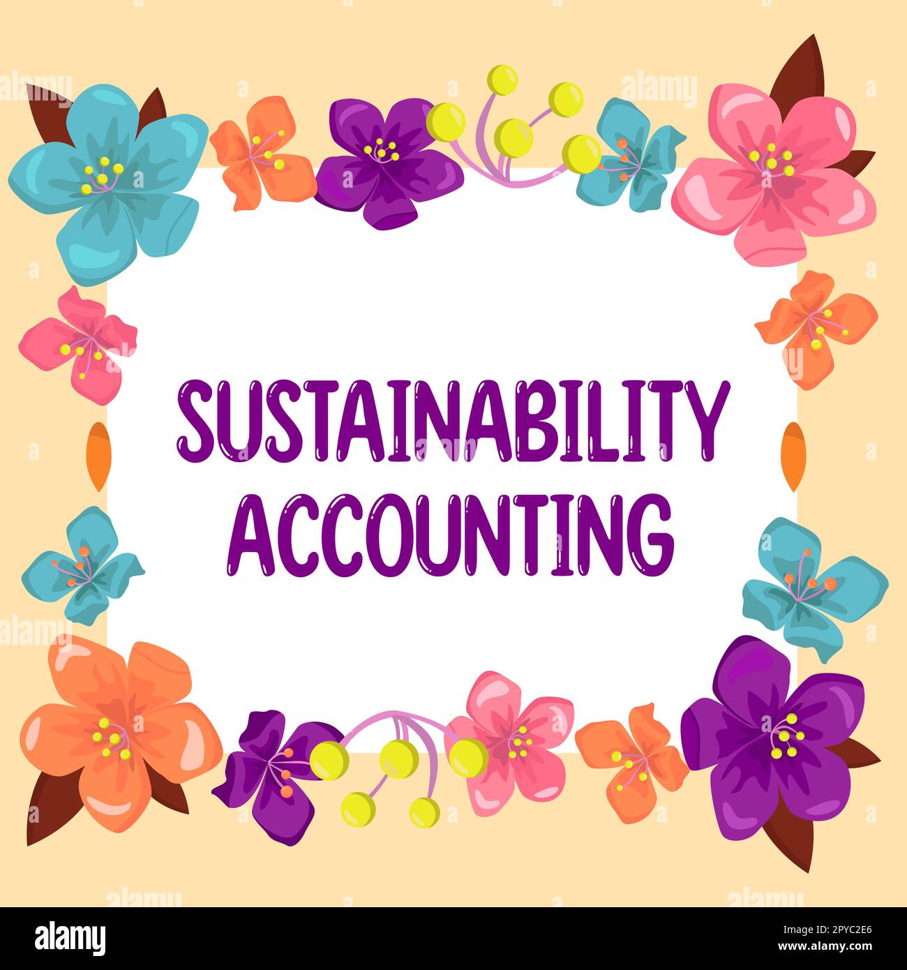 Hand writing sign Sustainability Accounting. Word for The ability to be ...