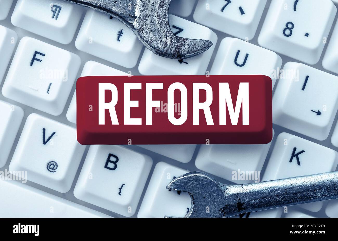 Text sign showing Reform. Business approach to amend or improve by ...