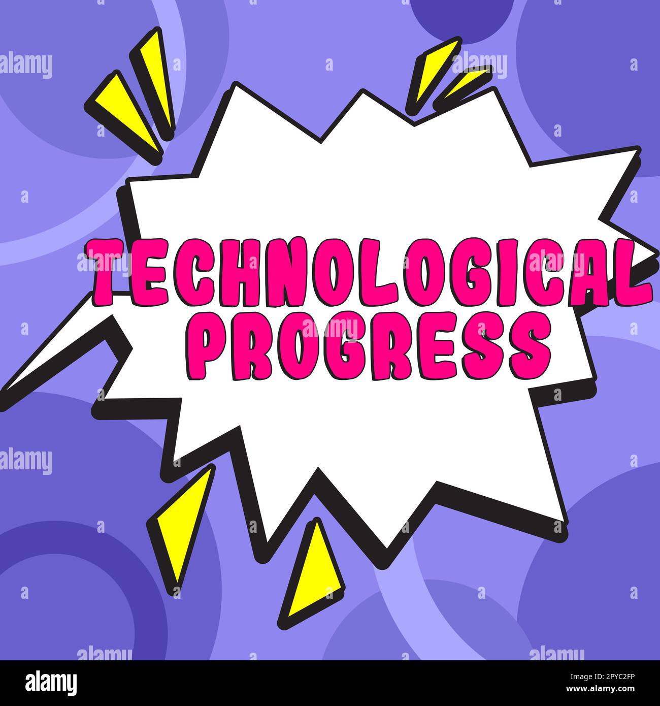 Handwriting text Technological Progress. Business concept overall ...