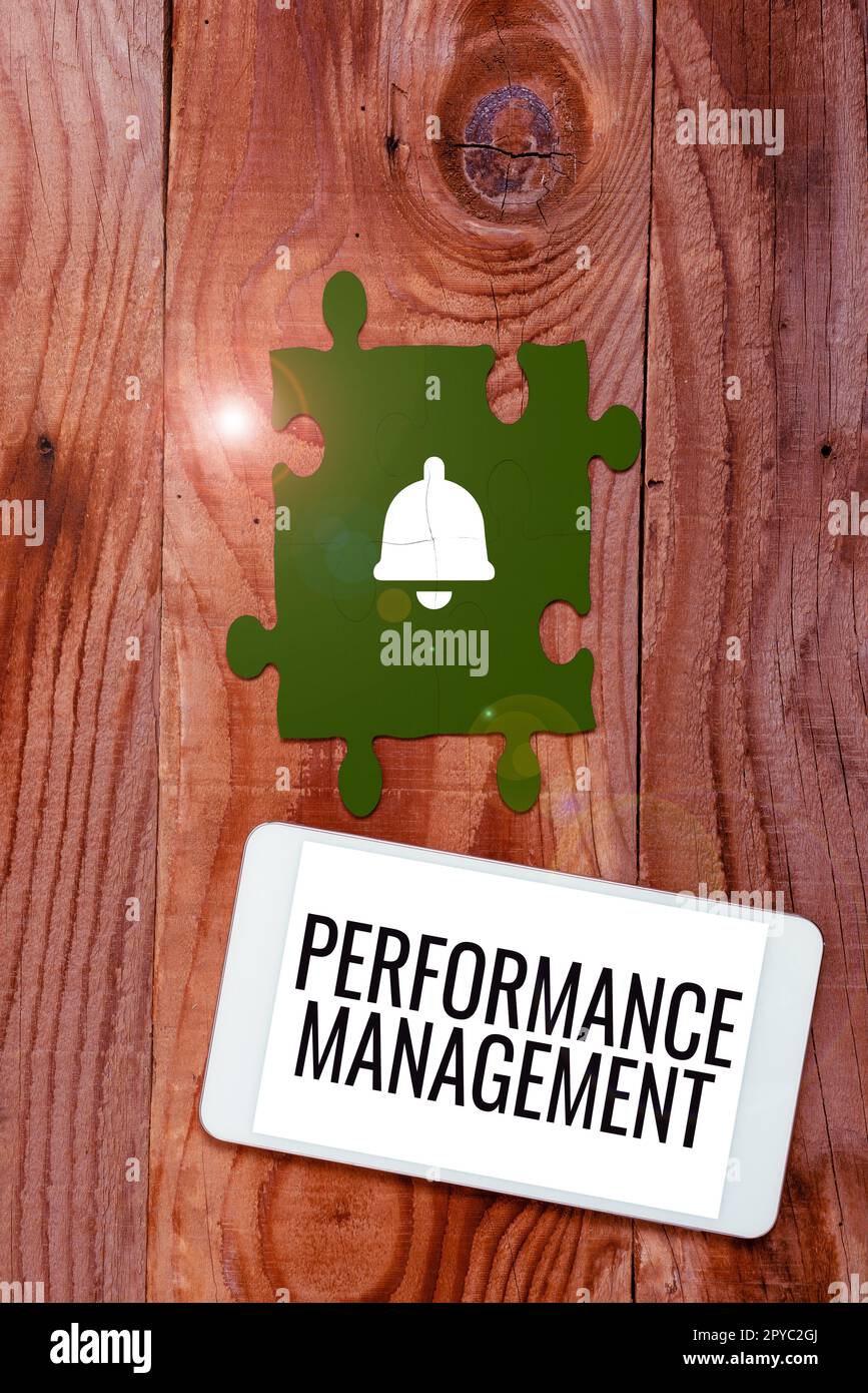 Inspiration showing sign Performance Management. Word for Improve ...