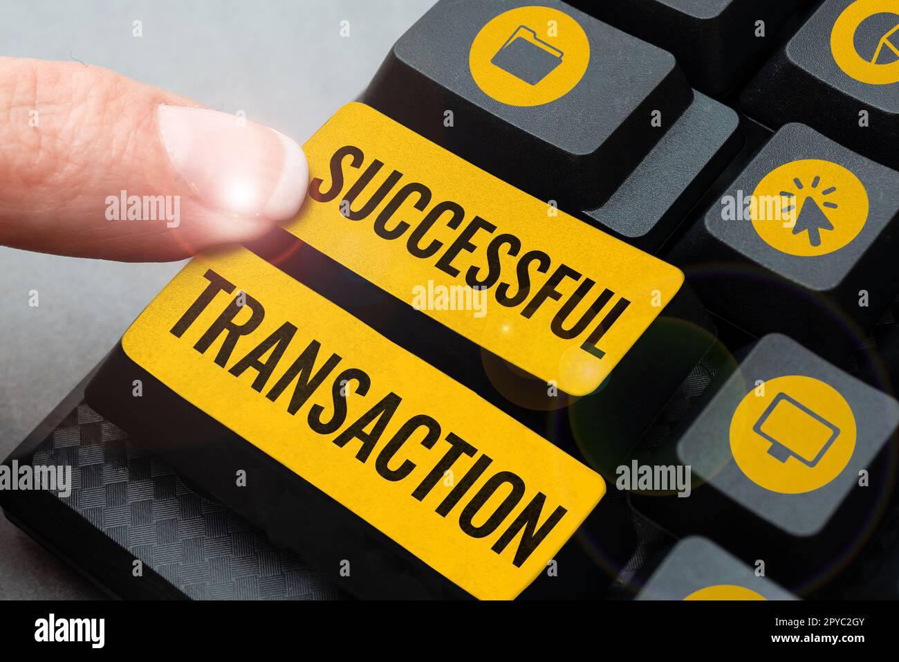 Inspiration showing sign Successful Transaction. Word Written on ...