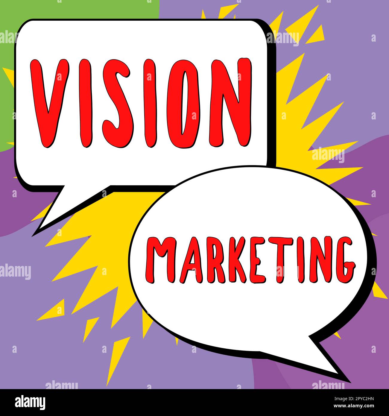 Handwriting text Vision Marketing. Internet Concept outlining how they ...