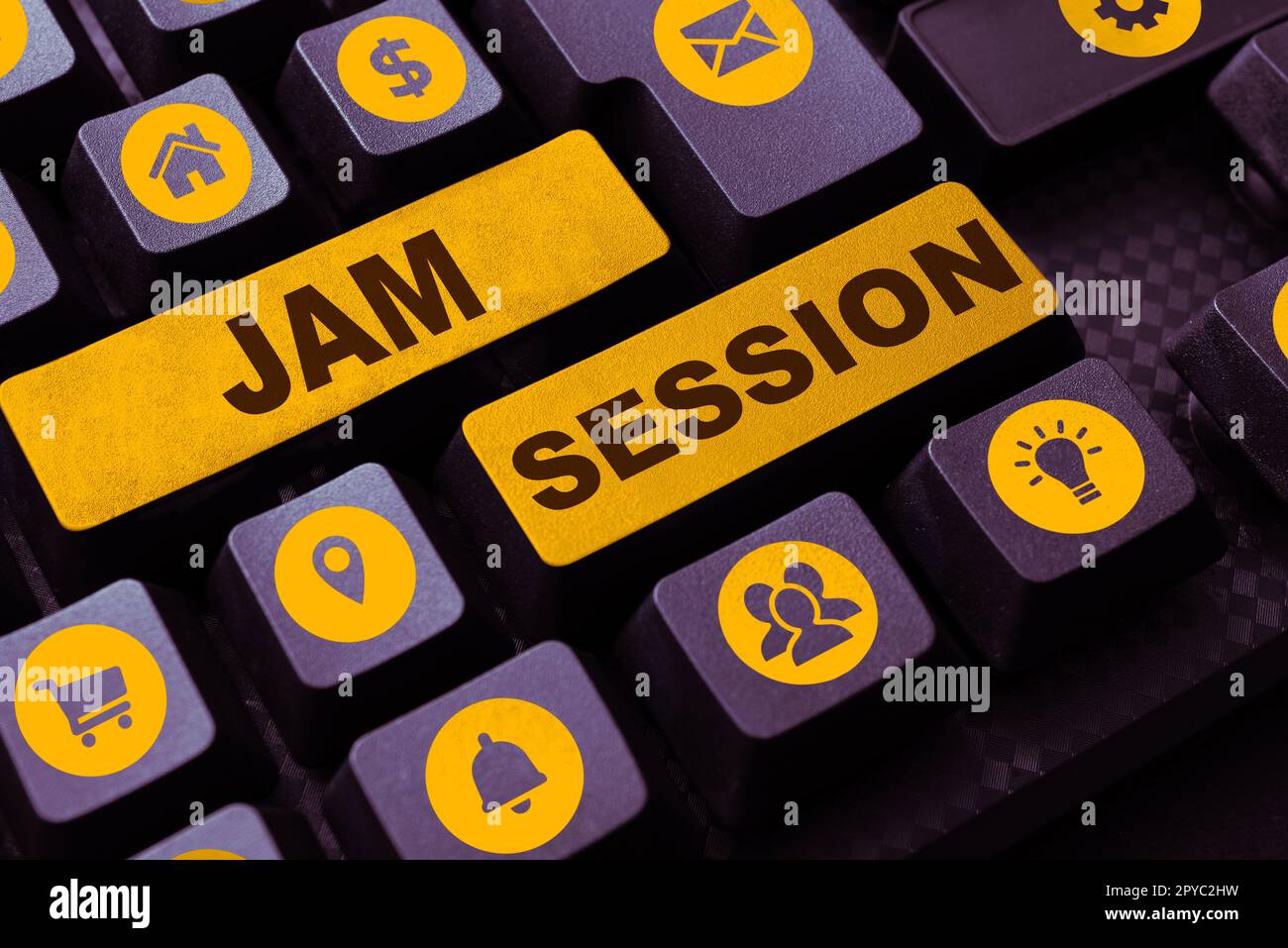 Hand writing sign Jam Session. Business overview impromptu performance ... Hand writing sign Jam Session. Business overview impromptu performance ...