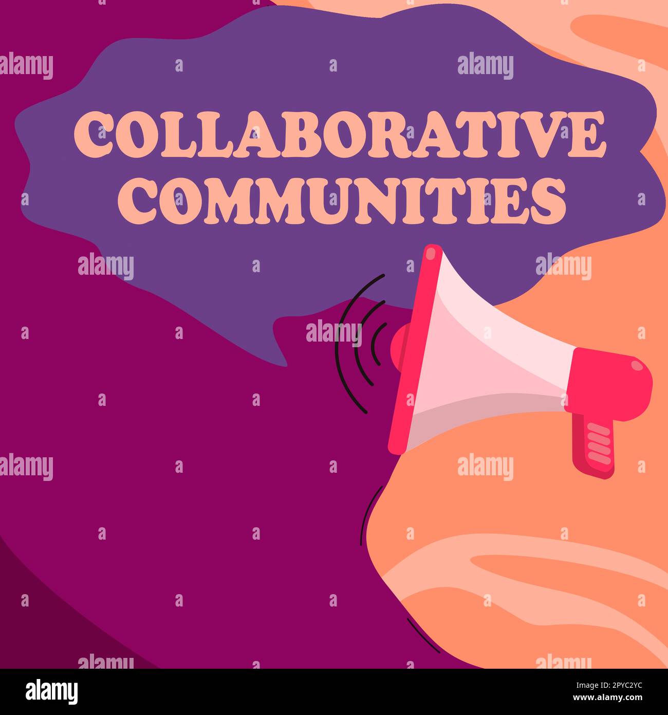 Conceptual caption Collaborative Communities. Business concept Global ...