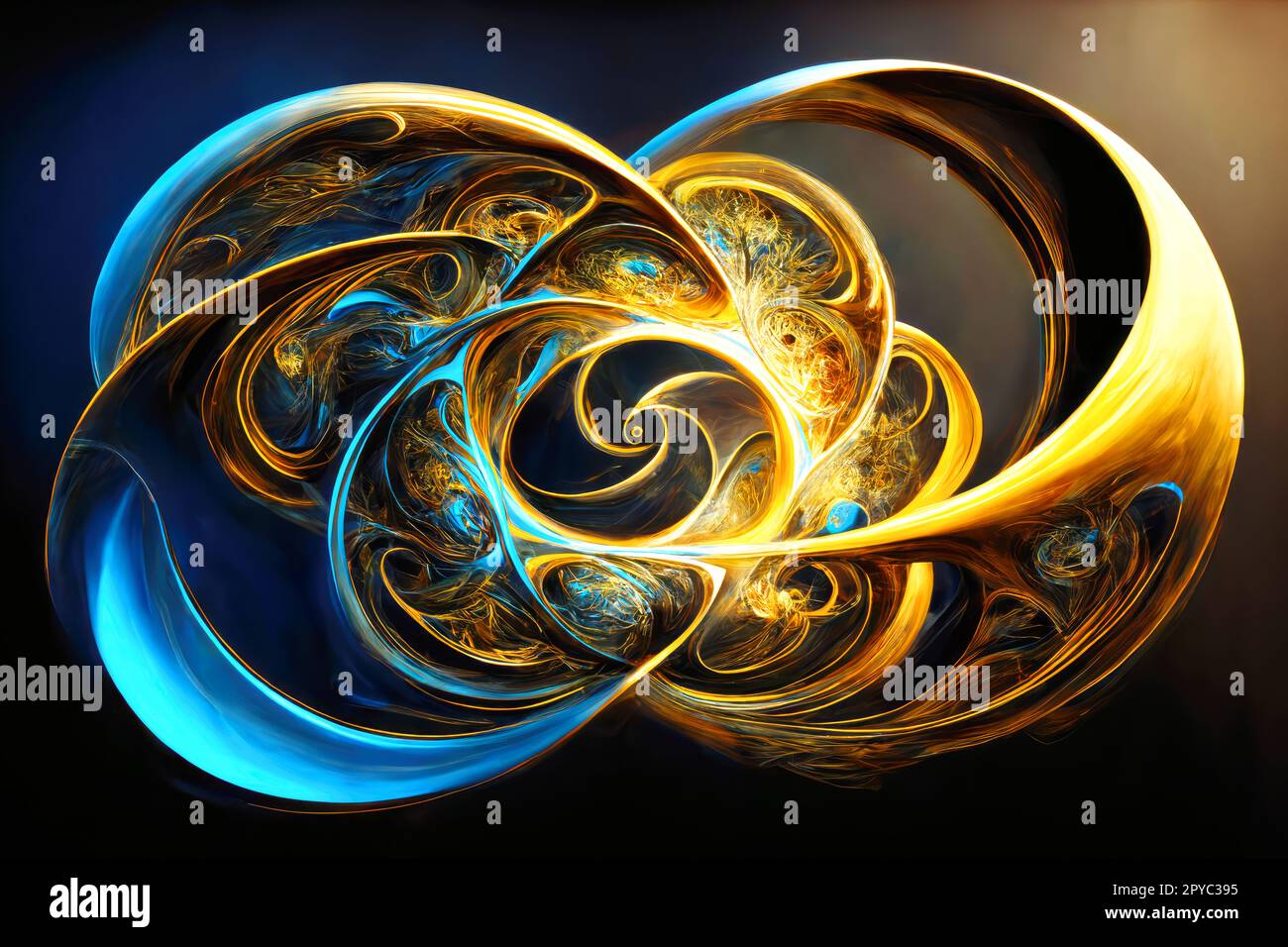 Dynamic infinity loop graphic hi-res stock photography and images - Alamy