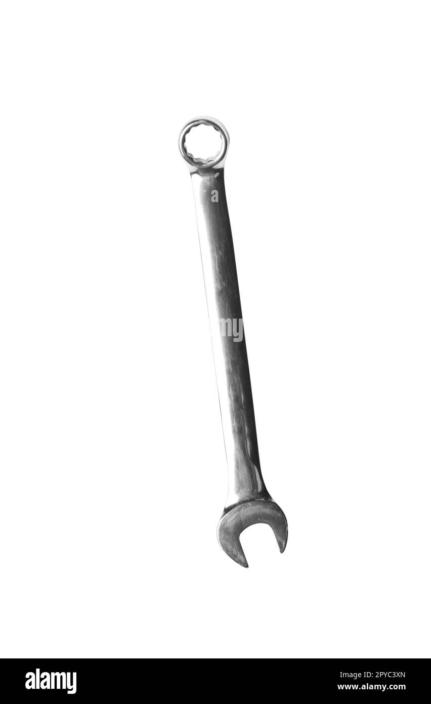 Industrial spanner. isolated utensil on white background Stock Photo ...