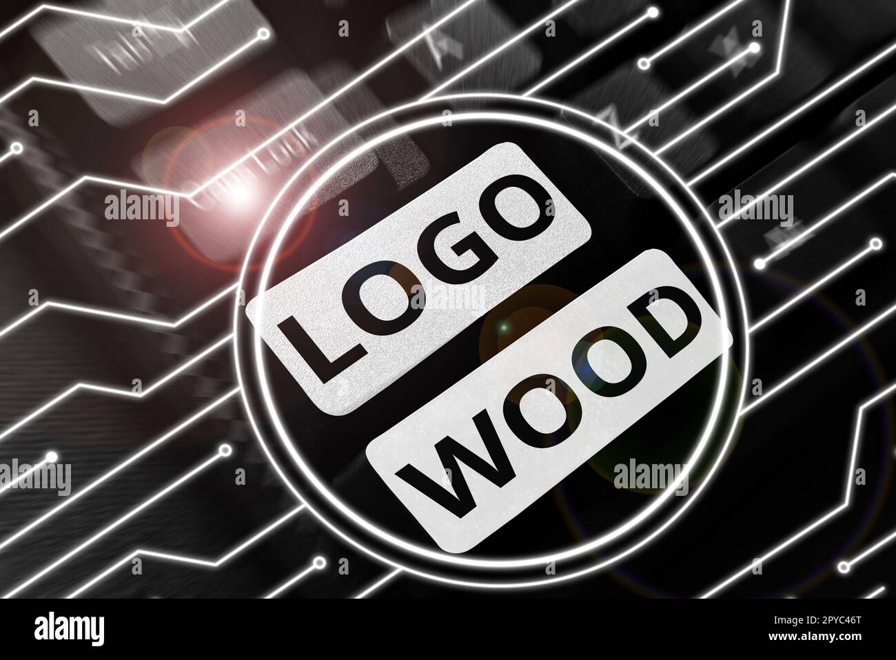 Text showing inspiration Logo Wood. Business idea Recognizable design ...