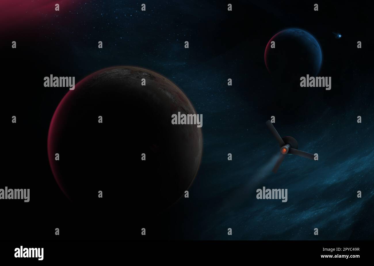 Celestial Art, Planets in Deep Space Showing the Beauty of Space ...