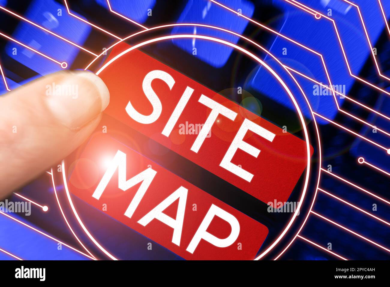 Inspiration showing sign Site Map. Business idea designed to help both users and search engines ...