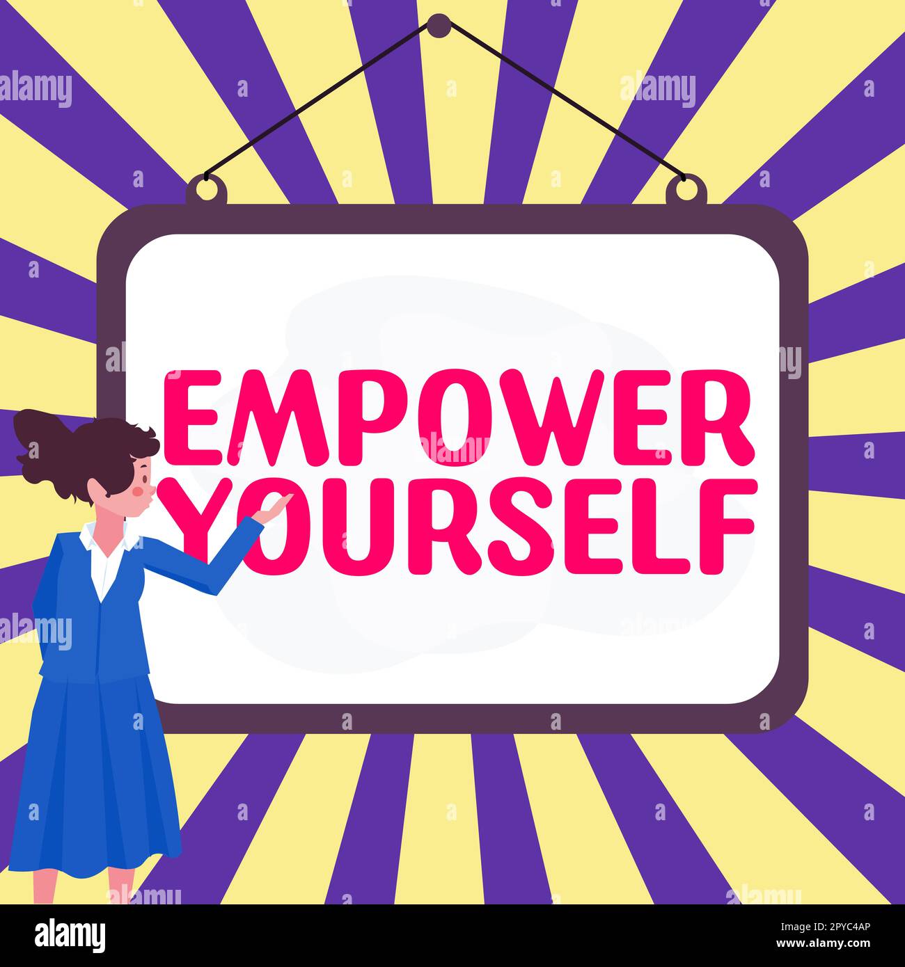 Text sign showing Empower Yourself. Internet Concept taking control of ... Text sign showing Empower Yourself. Internet Concept taking control of ...
