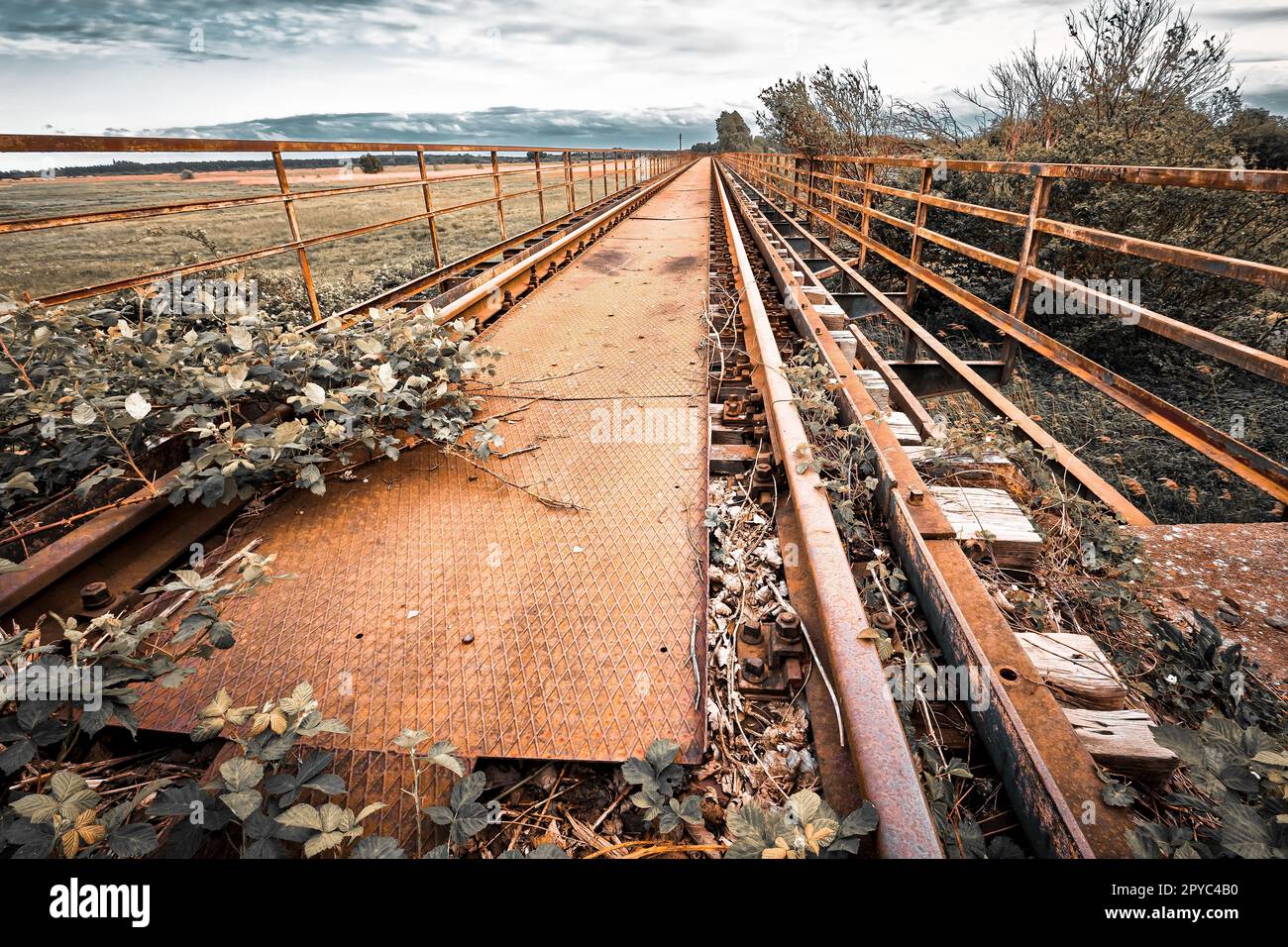 lost railroad track Stock Photo - Alamy