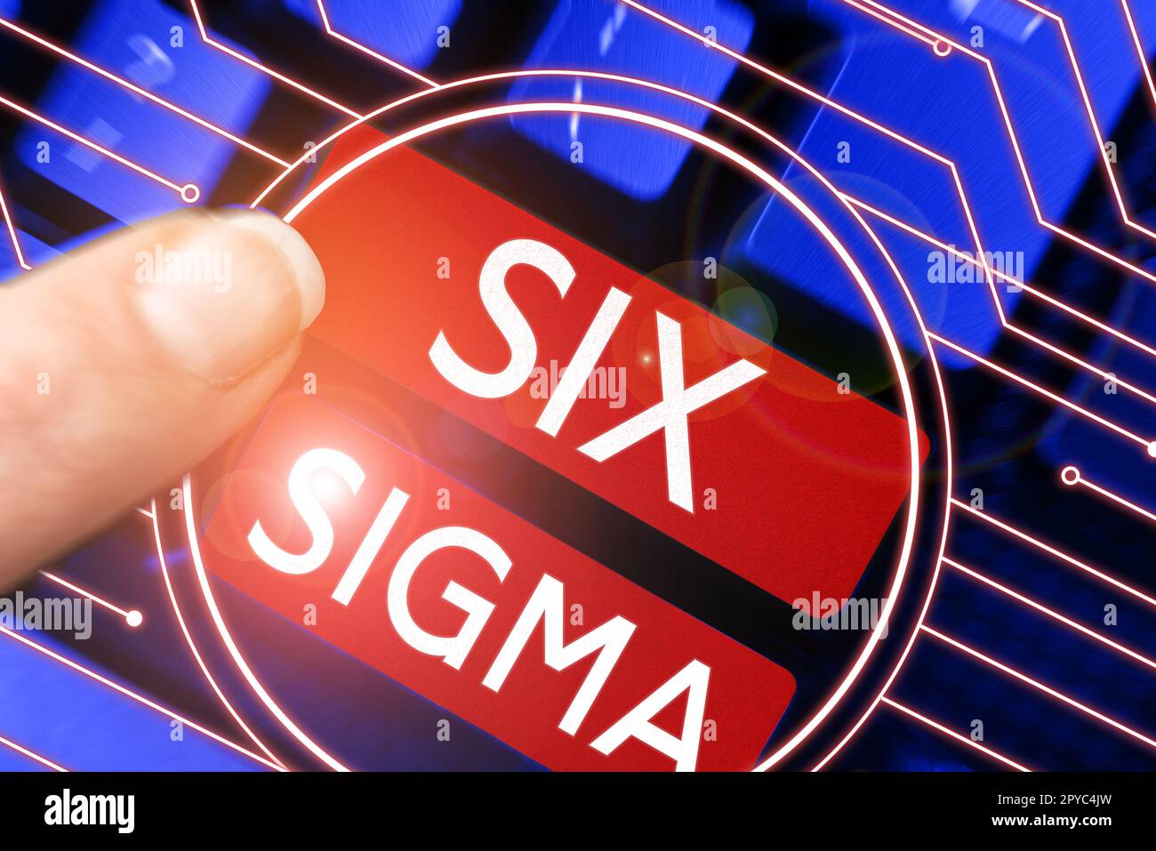 Inspiration showing sign Six Sigma. Word for management techniques to ...
