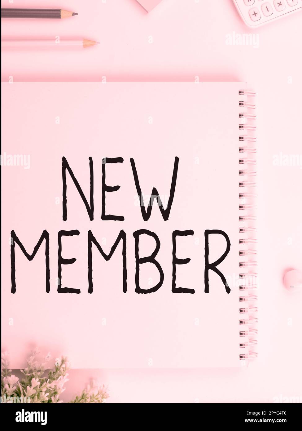 Inspiration showing sign New Member. Word Written on recruiting ...