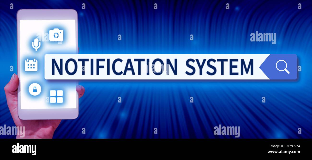 Inspiration Showing Sign Notification System Word For Do Not Forget To Be Connected Social